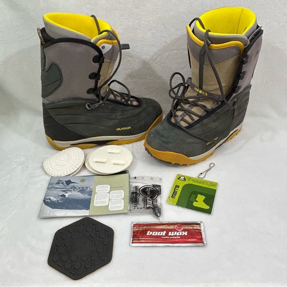 Burton | Shoes | Vintage Burton Freestyle Snowboard Soft Boots Charcoal ...